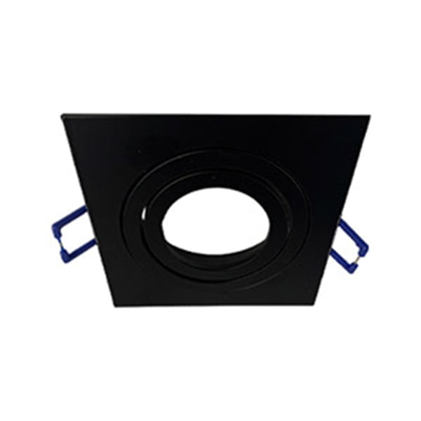 FOCO EMPOTRADO NEGRO PARA GU10 ABATIBLE - Ledconcept